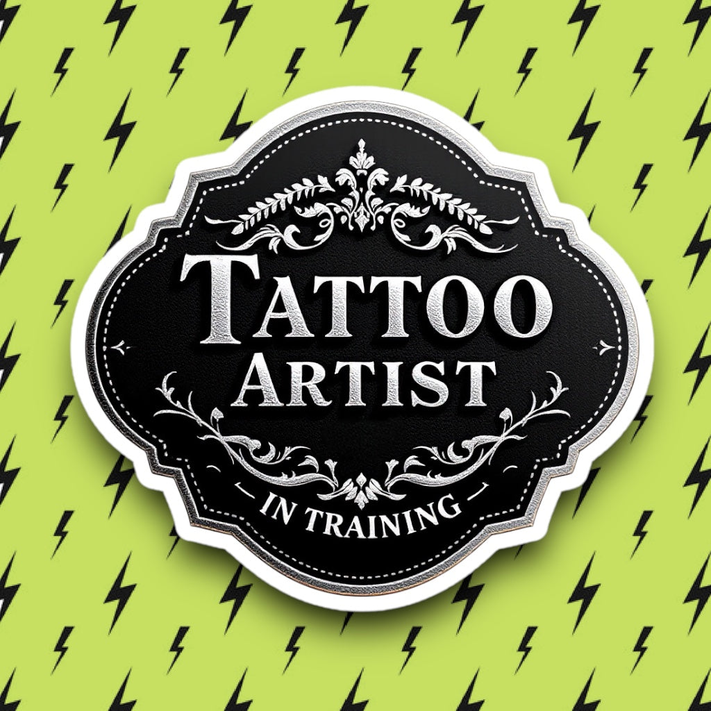 In Training Sticker | Frankenskins – Frankenskins Tattoo Practice Skin