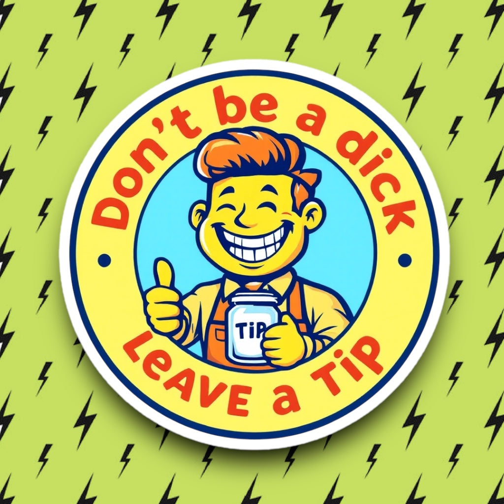 Leave a Tip Sticker | Frankenskins – Frankenskins Tattoo Practice Skin